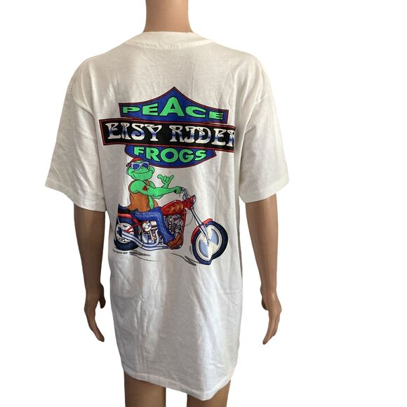 Easy Rider | Shirts | Vintage 993 Peace Easy Rider Frogs Tshirts Mens ...